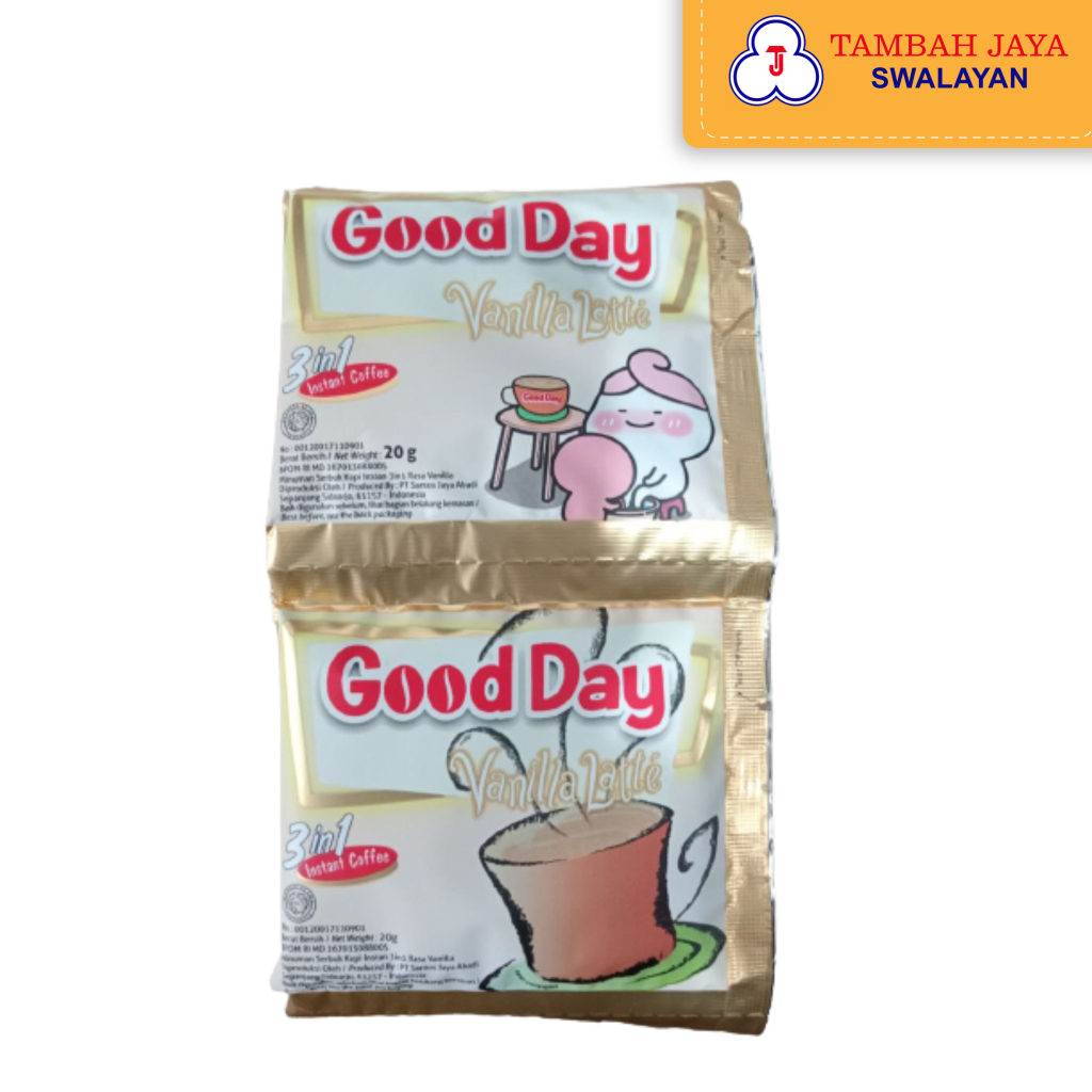 Jual Good Day Vanilla Latte 3in1 Renceng | Shopee Indonesia