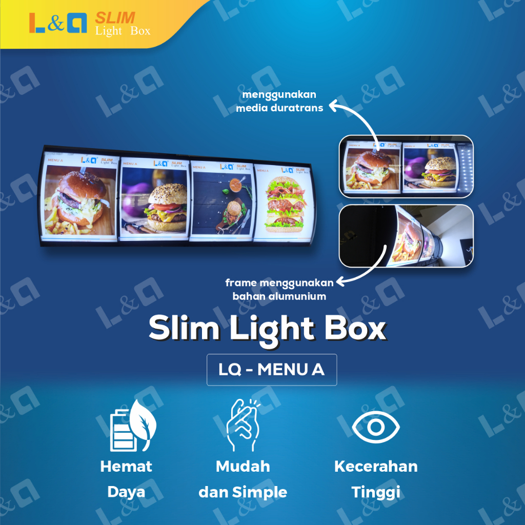 Jual SLIM LIGHT BOX MENU - LED LIGHT BOX INDOOR BUKA TUTUP CUSTOM (1 ...