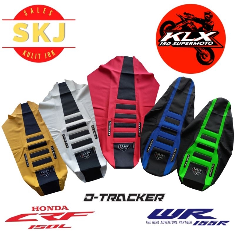 Jual sarung jok variasi trail/ cover jok trail/ kulit jok trail/ CRF ...