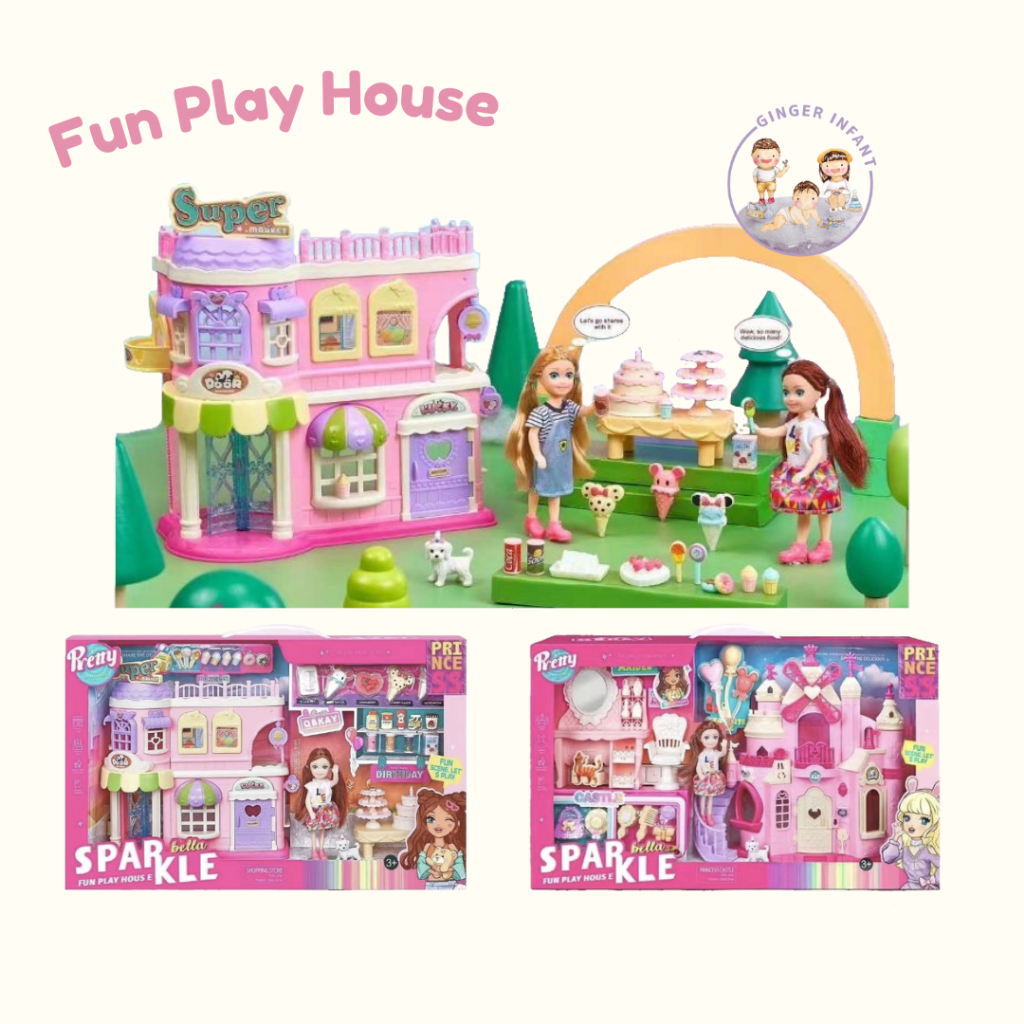 Jual GINGERINFANT fun play house series mainan rumah boneka anak mainan ...