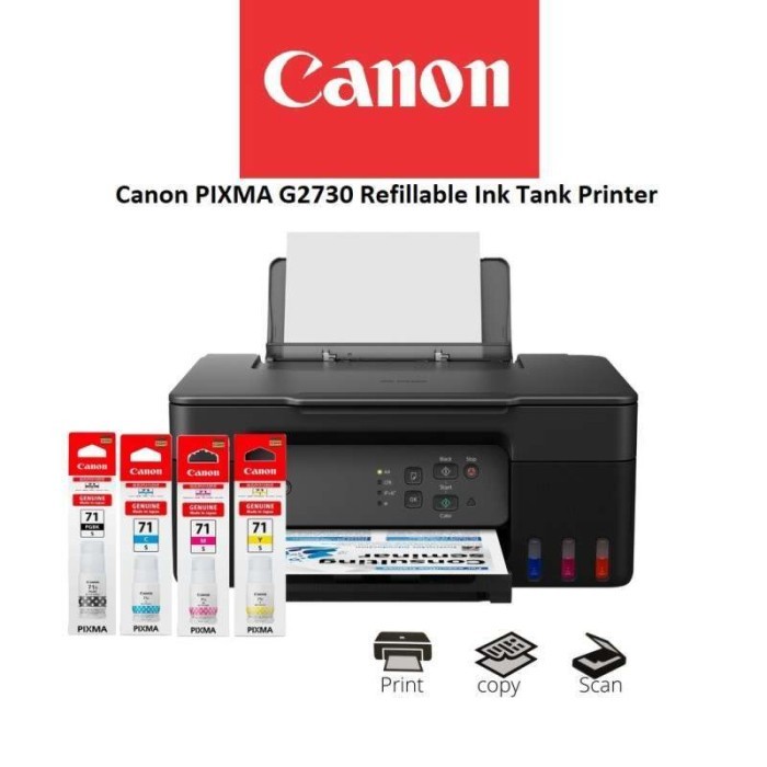 Jual Printer CANON Pixma G2730 Inkjet Print Scan Copy All in One | Shopee Indonesia