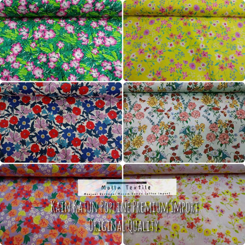 Jual New Katun Popline Premium Import Original Quality | Shopee Indonesia