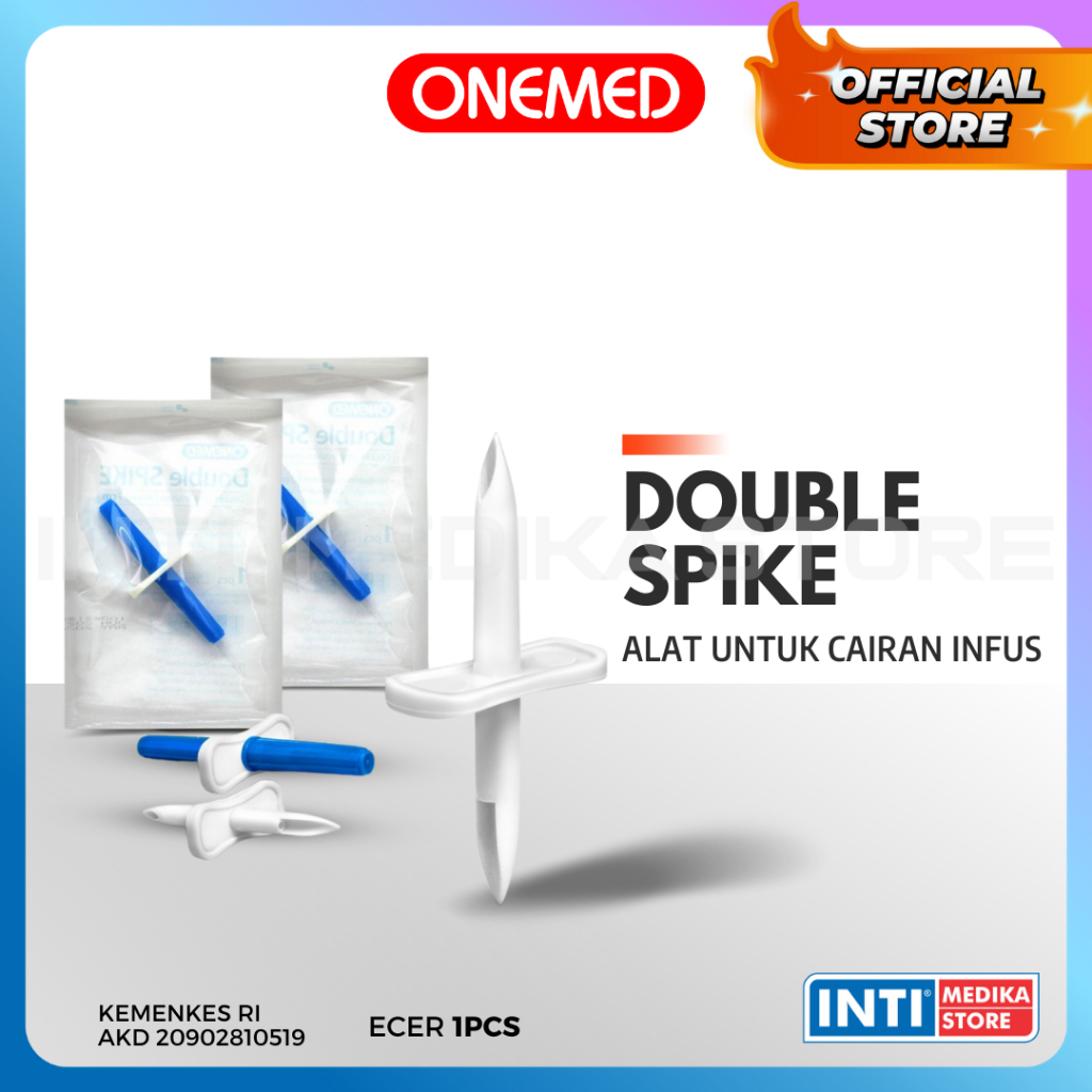 Jual ONEMED - Double Spike Infusion | Alat untuk Cairan Infus | Shopee ...