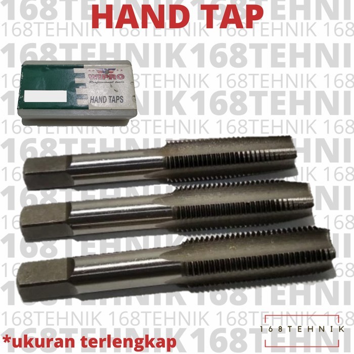 Jual HANDTAP SEMUA UKURAN / HAND TAP M3 M4 M5 M6 M8 M10 M12 M14 / TAP WIPRO / ALAT TAP / HAND ...