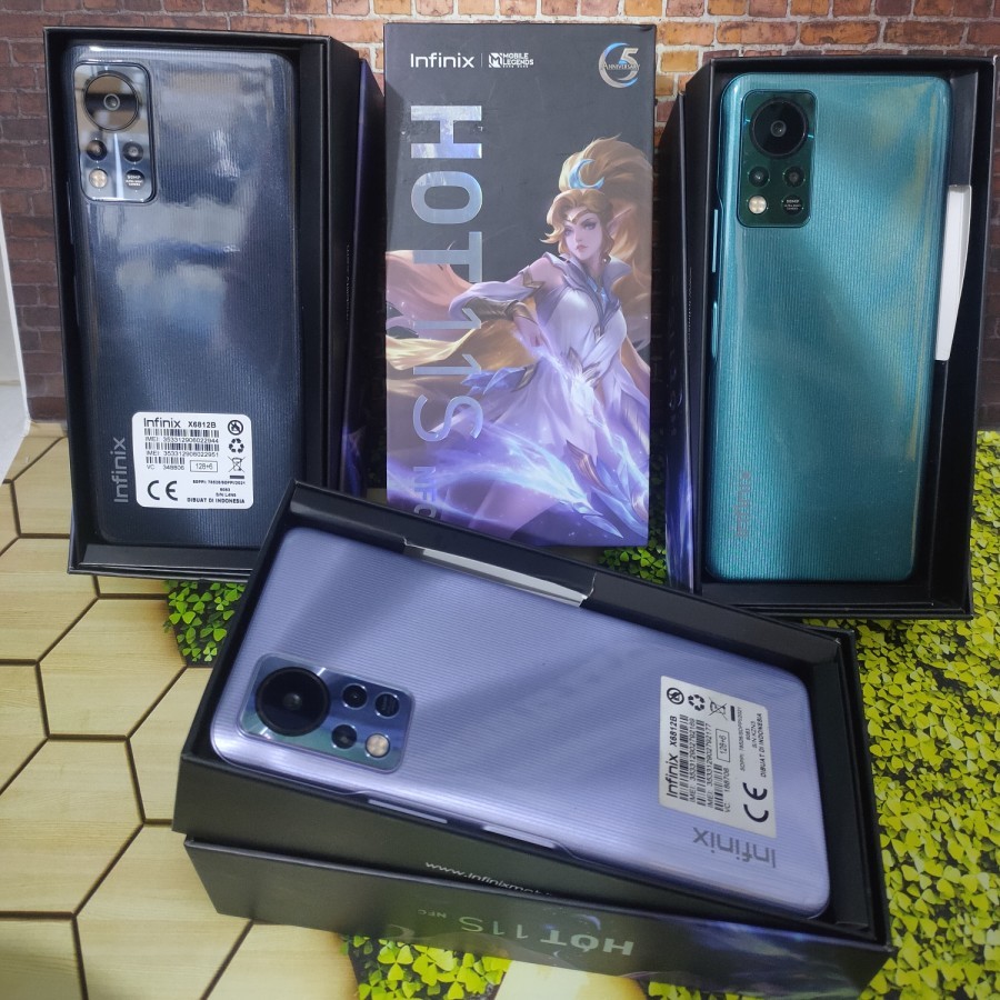 Jual Infinix HOT 11S 6/128GB NFC SECOND FULLSET | Shopee Indonesia