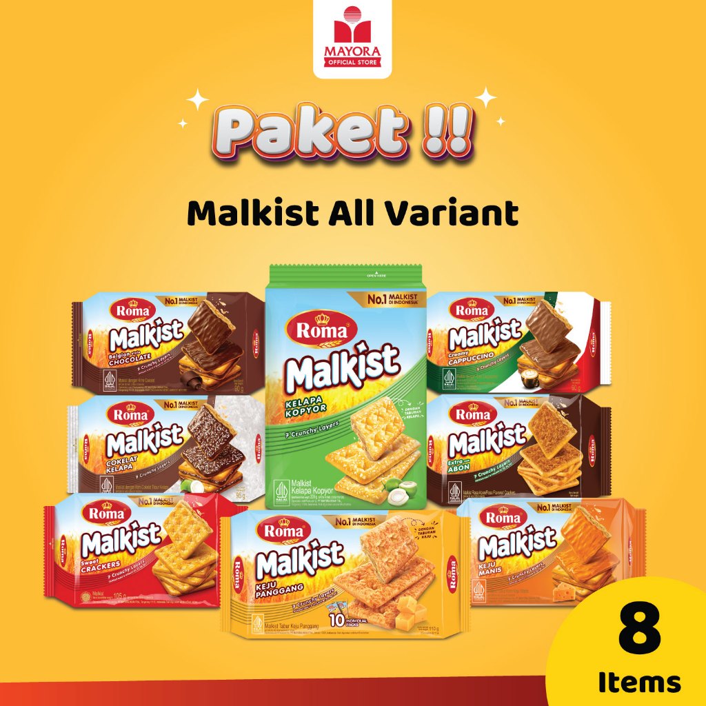 Jual Malkist All Variant @1875 Gram | Shopee Indonesia