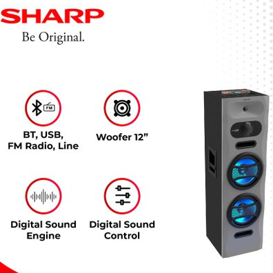 Jual SPEAKER AKTIF SHARP CBOX-PROX22UBB | Shopee Indonesia