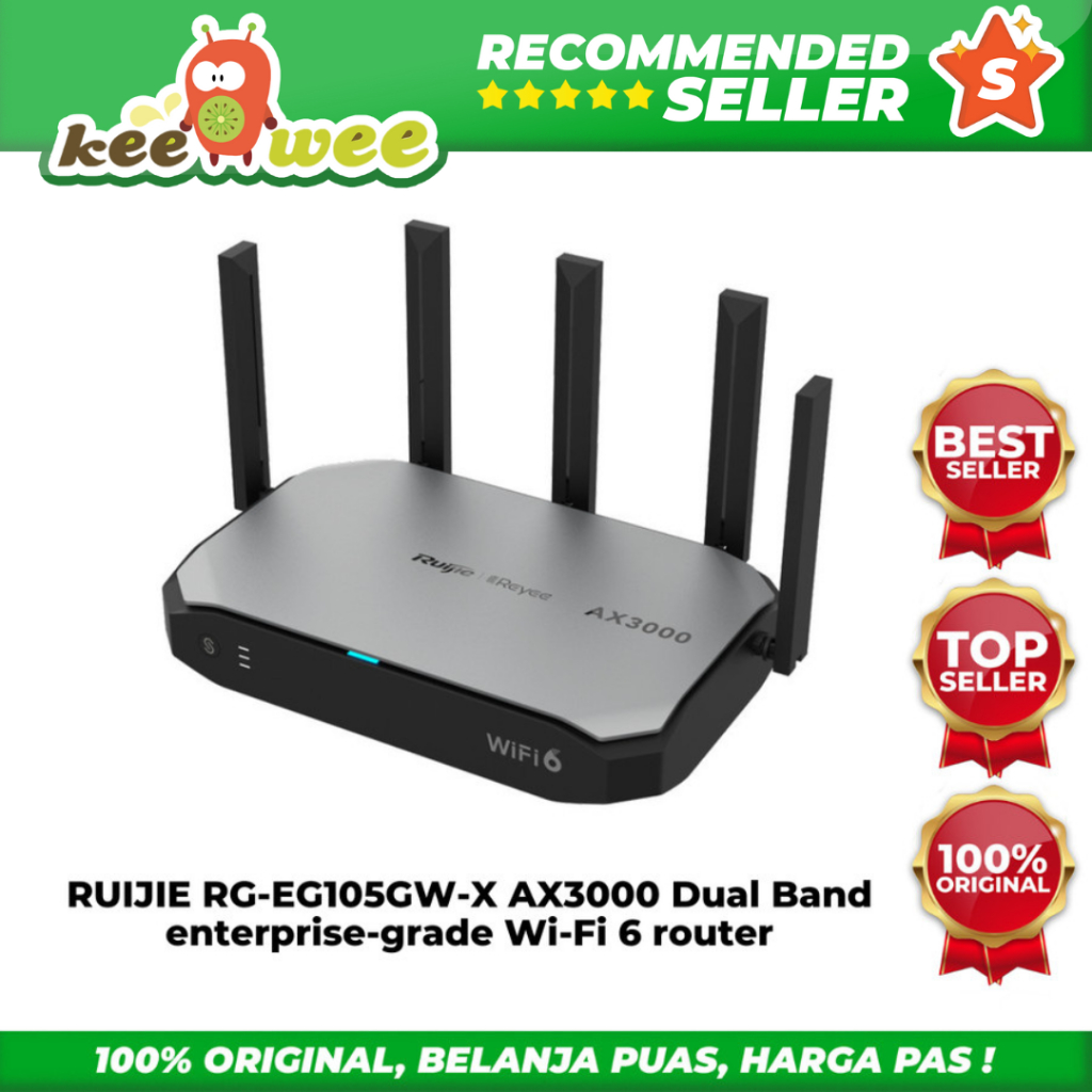 Jual RUIJIE RG-EG105GW-X AX3000 Dual Band enterprise-grade Wi-Fi 6 router | Shopee Indonesia