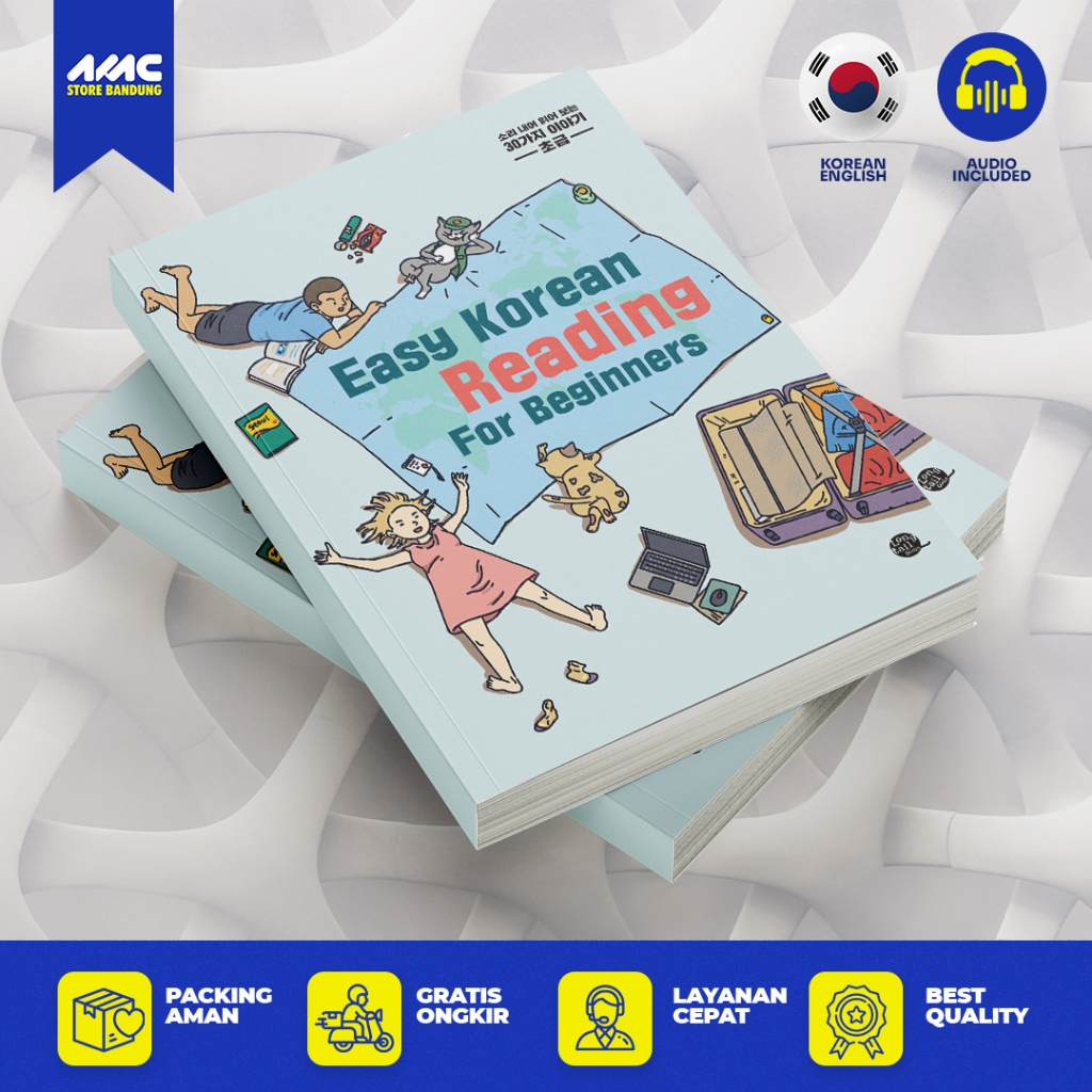 Jual Buku Belajar Bahasa Korea Easy Korean Reading For Beginners by TTMIK | Shopee Indonesia