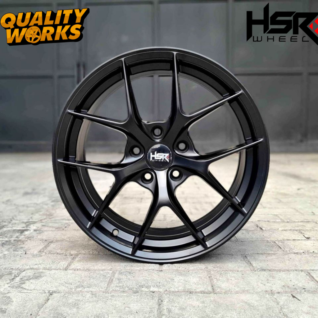 Jual Velg New Hrv ring 17 pelek HSR ROOT R17 lubang 5 pcd 114 warna ...