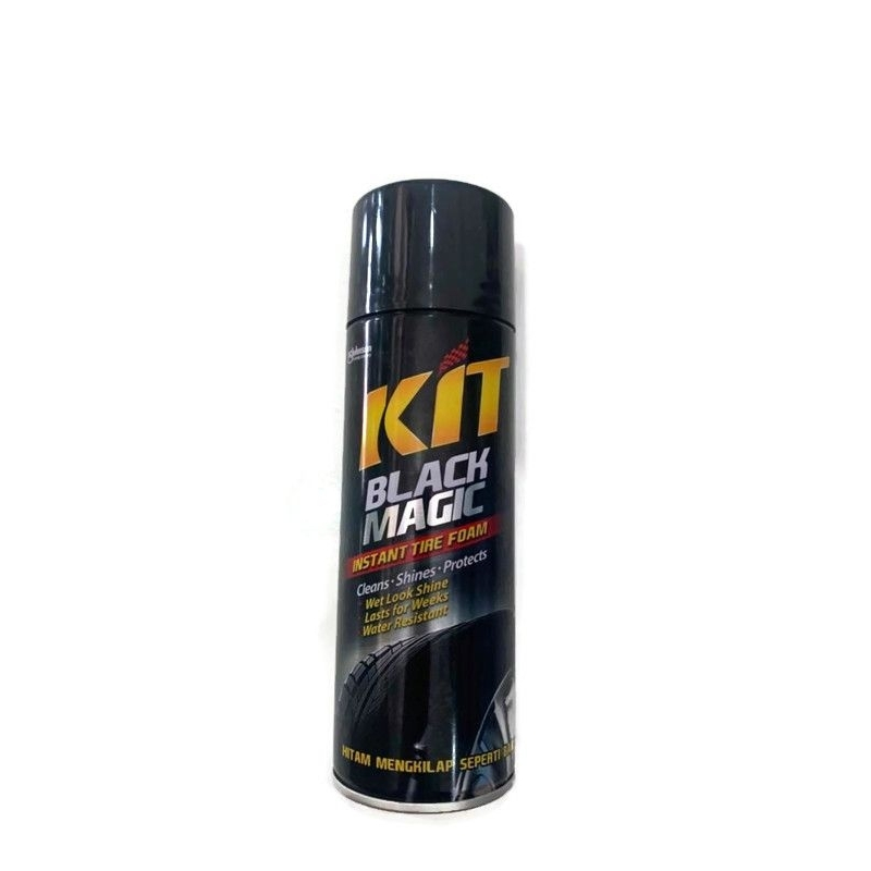 Jual Kit Black Magic Tire Foam Spray 360 ml Semir Ban Kit Black Magic ...