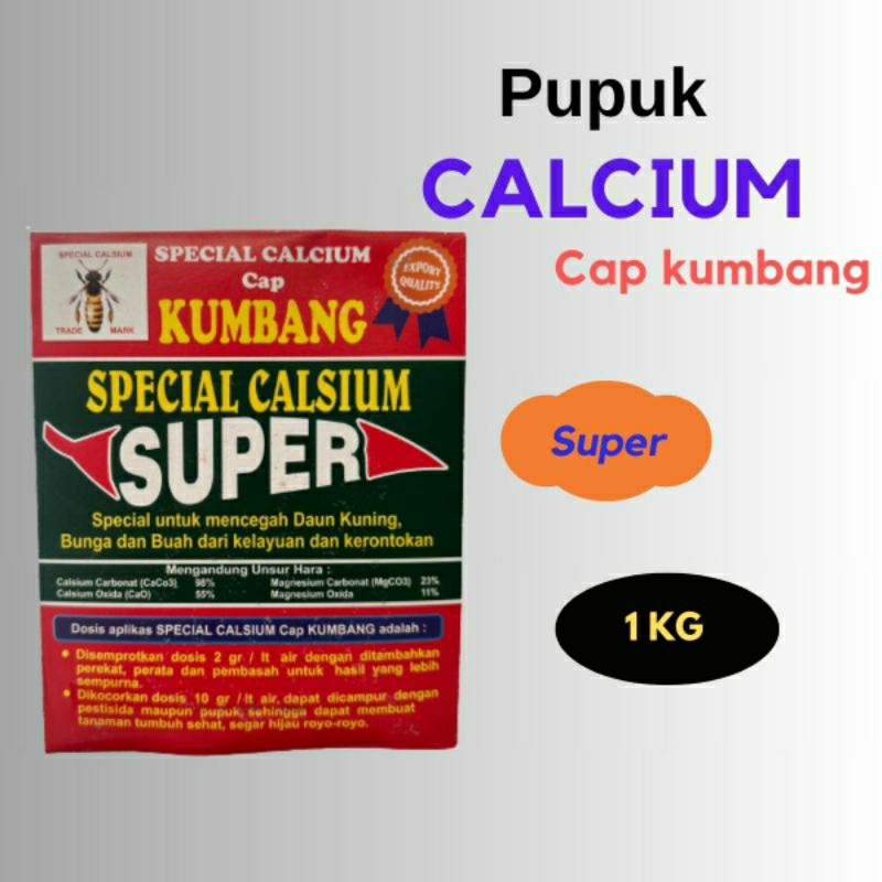 Jual Pupuk Calsium calcium cap kumbang 1 kg | Shopee Indonesia