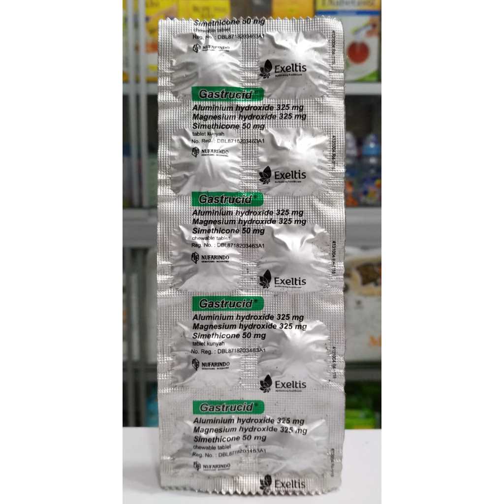 Jual Gastrucid 1 Strip Isi 10 Tablet - Obat Asam Lambung dan Maag ...