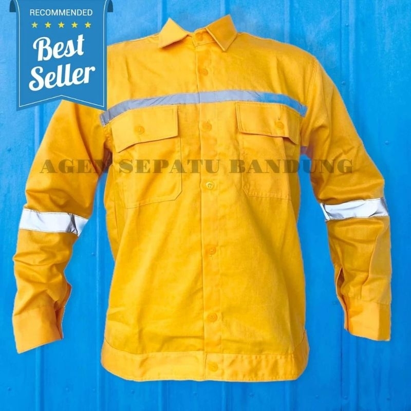 Jual WEARPACK SAFETY K3 LENGAN PANJANG SCOTLET BISA KOSTUM BORDIR ...