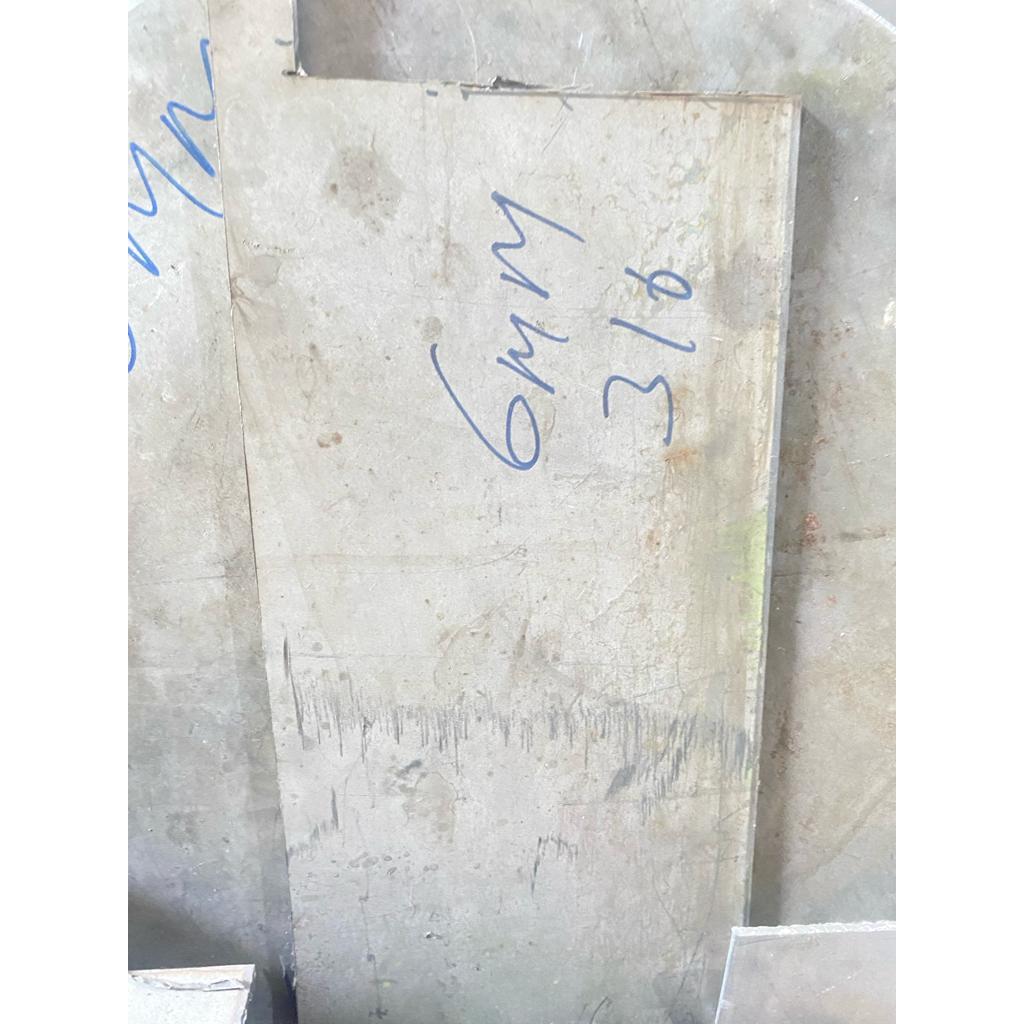 Jual Plat stainless steel tebal 6mm, SUS 316 | 0.6cm | bisa custom ...