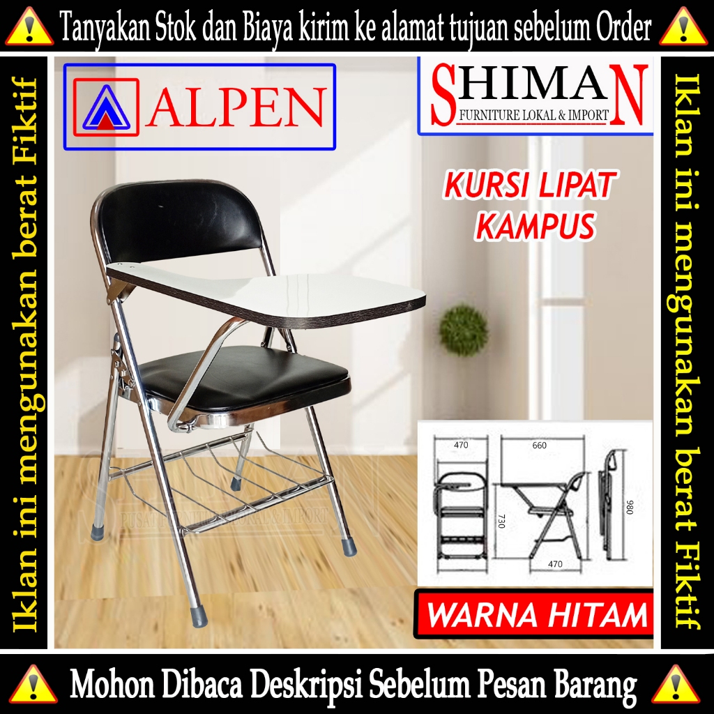 Jual Kursi Lipat Kuliah ALPEN | Kursi Sekolah | Kursi Meja Lipat ...