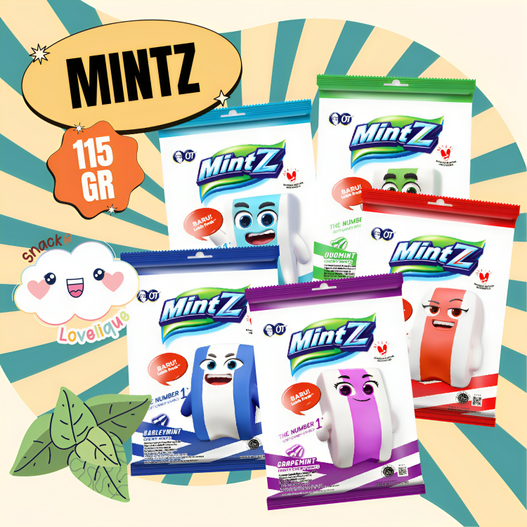 Jual Perment Mintz Chewy Mint Lunak 115g ( 1 Pack Isi 50 Pcs ) All - Variant - ( Duomint ...