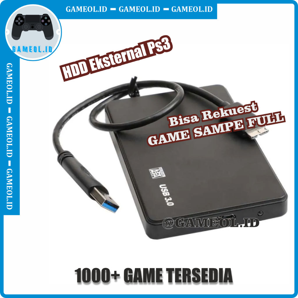 Jual HDD Hardisk Hardis Eksternal PS3 Support PS 3 CFW / HEN FILE ISO ...