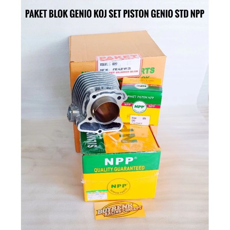 Jual BLOK BORING SEHER SET GENIO BEAT SCOOPY ESP KOJ SET PISTON STD NPP-BOYRENK | Shopee Indonesia