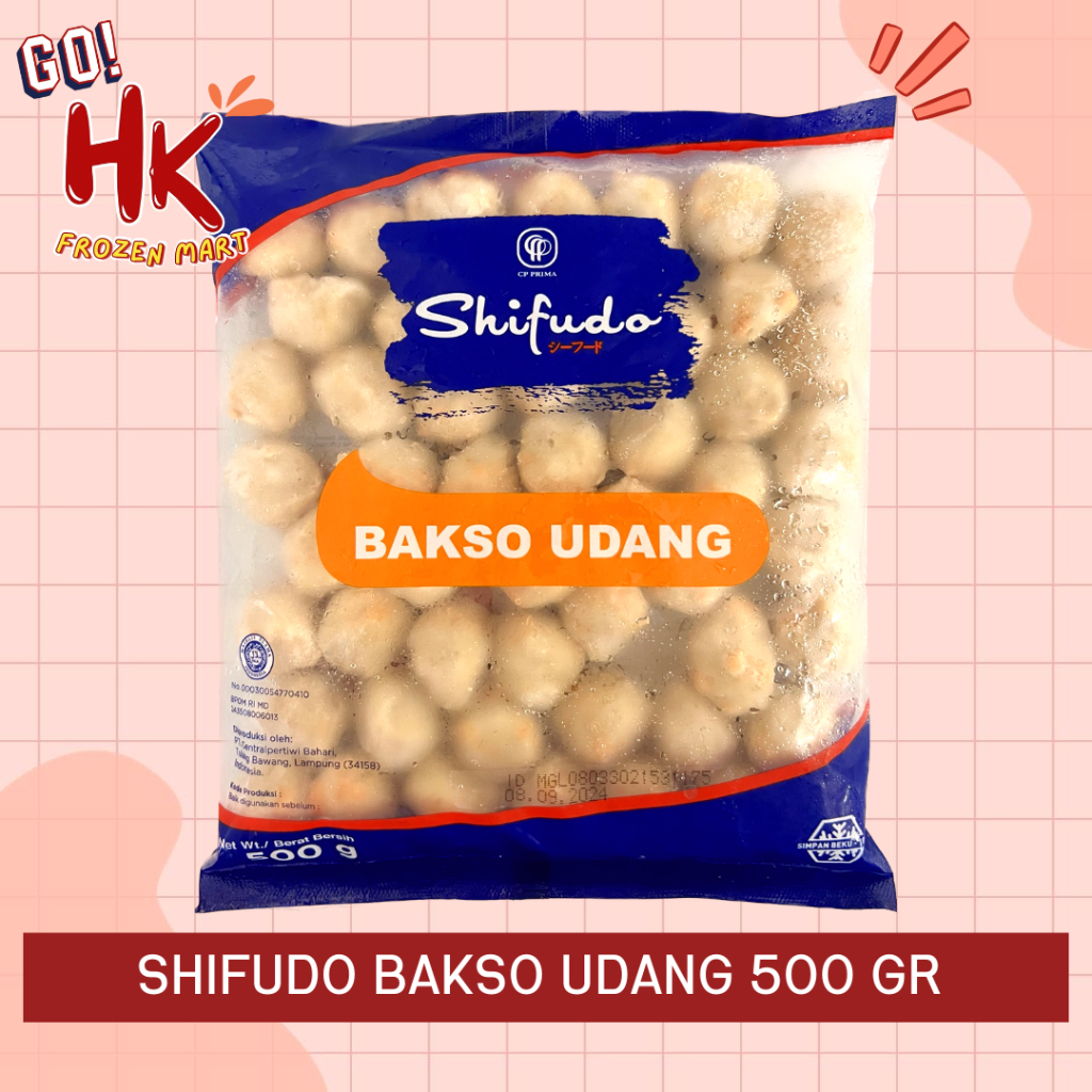Jual Shifudo Bakso Udang 500gr | baso ikan mix udang shrimp ball isian ...