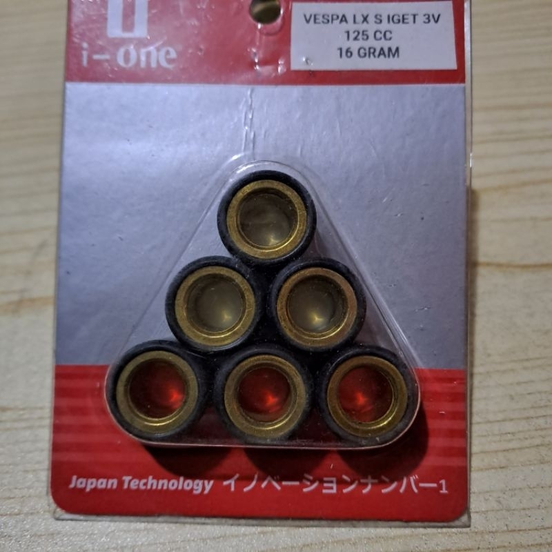 Jual ROLLER RACING 16 GRAM VESPA MATIC 3V 125 CC LX S & IGET | Shopee ...