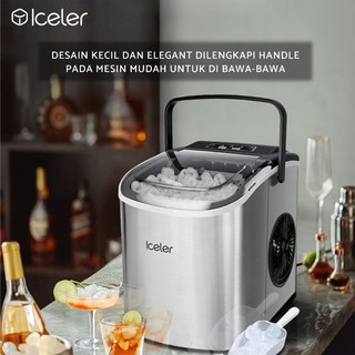 Jual Iceler Mesin Es Portable Ice Maker 12 Kg per Hari dengan 2 Handle ...