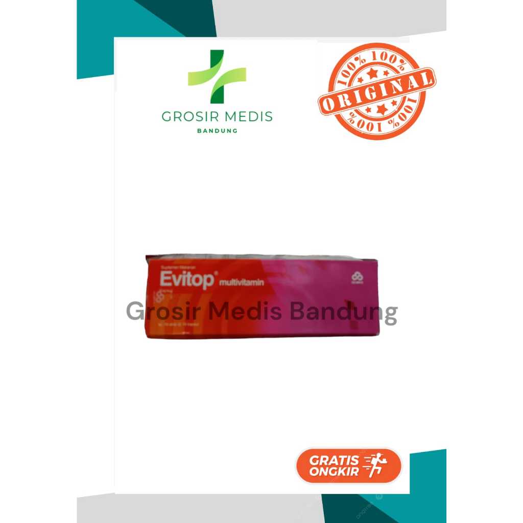 Jual EVITOP MULTIVITAMIN 1 STRIP 10 KAPSUL VIT E 100 MG | Shopee Indonesia