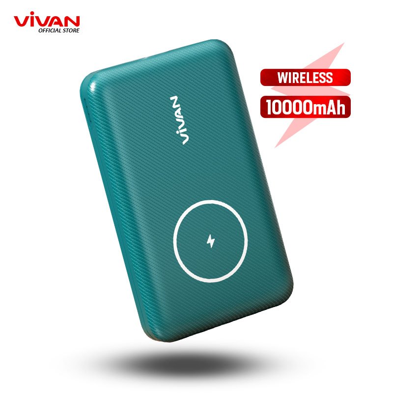 Jual VIVAN MagBank 10000 mAh Wireless 3 Output Fast Charging 20W QC3.0 ...