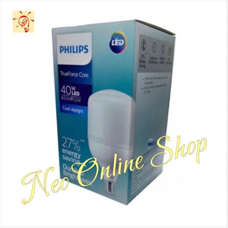 Jual Lampu Led Tforce Trueforce Philips 40 Watt Putih/Cool Daylight (40W 40 W 40Watt) | Shopee ...