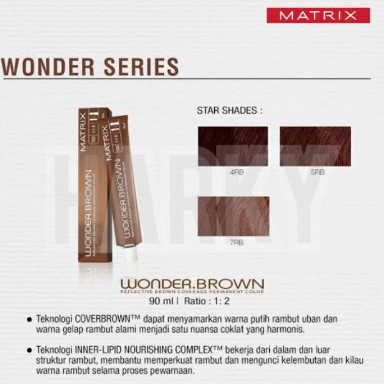 Jual Matrix Wonder Brown hair color 90ml - wonderbrown | Shopee Indonesia