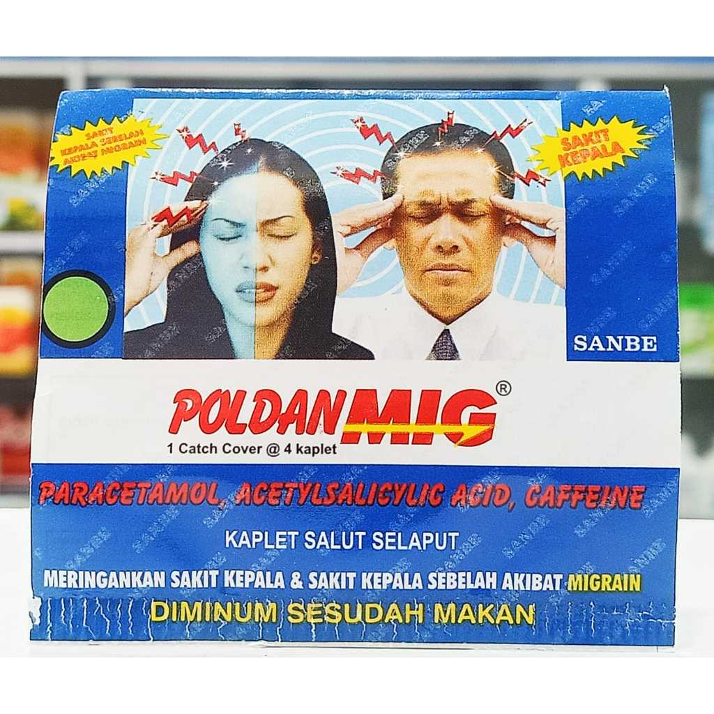 Jual Poldan MIG 𝟏 𝐒𝐓𝐑𝐈𝐏 𝐈𝐒𝐈 𝟒 𝐊𝐀𝐏𝐋𝐄𝐓 - Meredakan Sakit Kepala dan ...