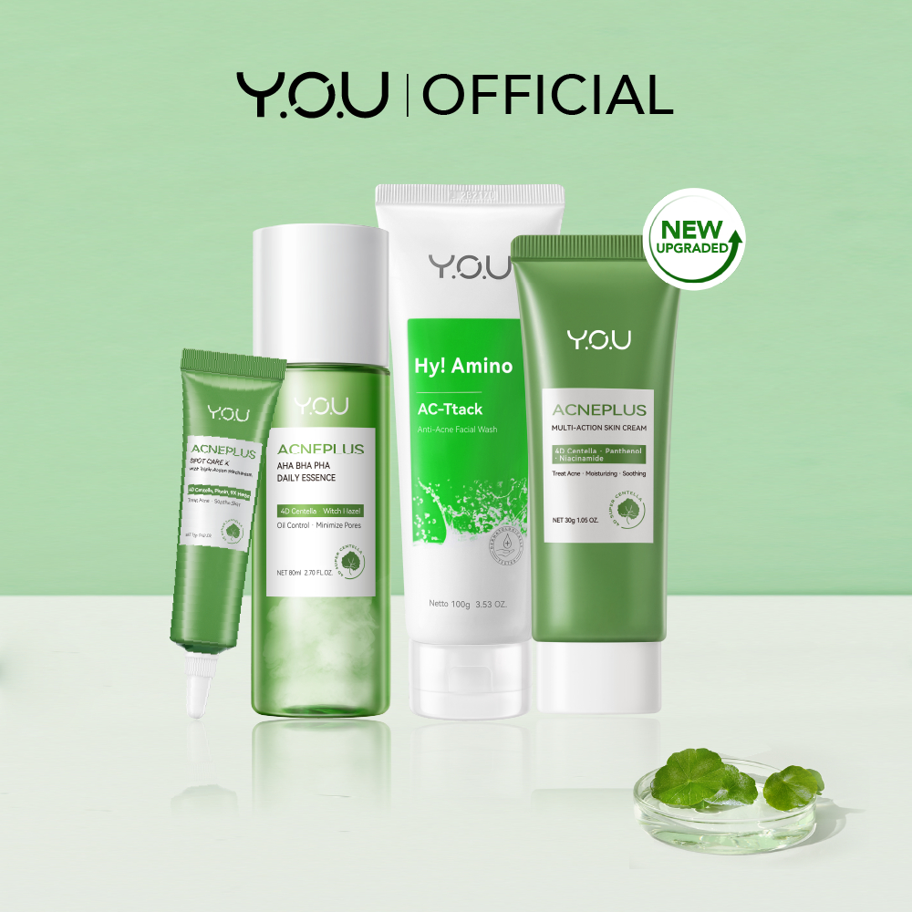 Jual YOU Acneplus 4-in-1 Bundle Exfoliating Toner, Acne Spot, Multi ...