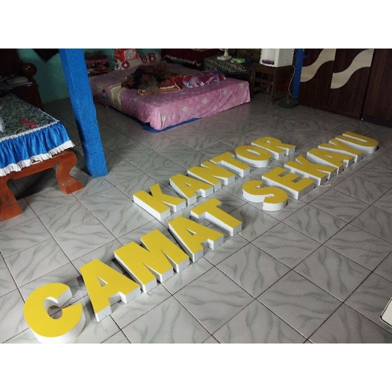 Jual Custom Huruf timbul + LED Akrilik / acrylic / nyala / Led ...