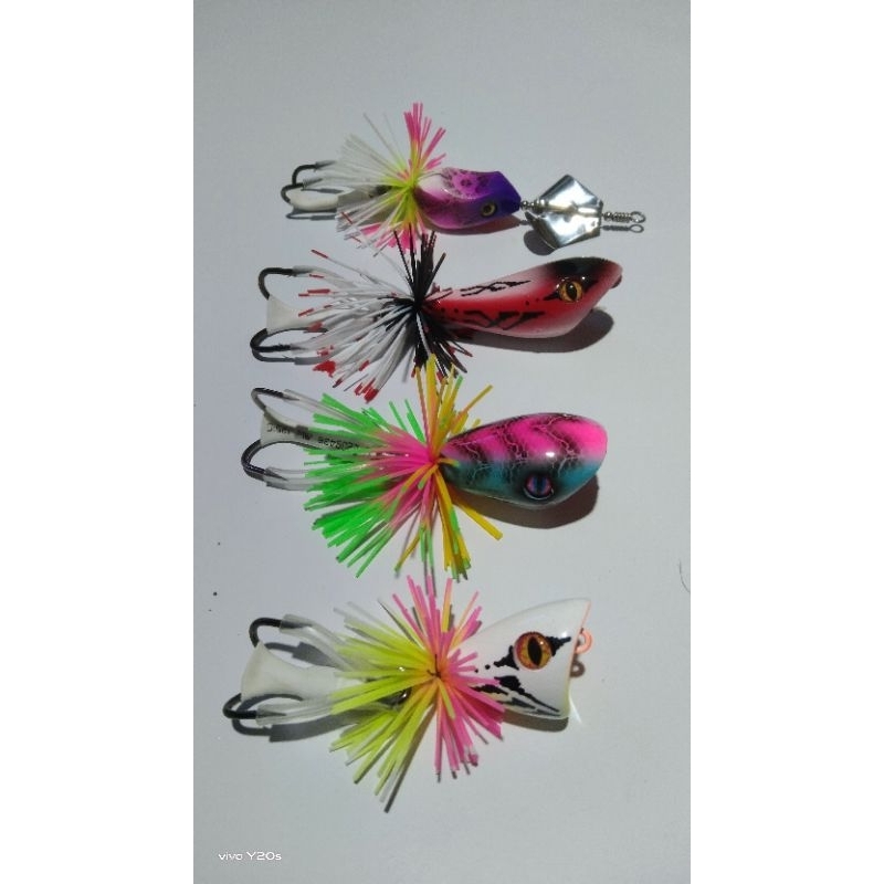 Jual Paket umpan casting ( 4 pcs ) cocok buat mancing ikan gabus & toman murah berkualitas ...