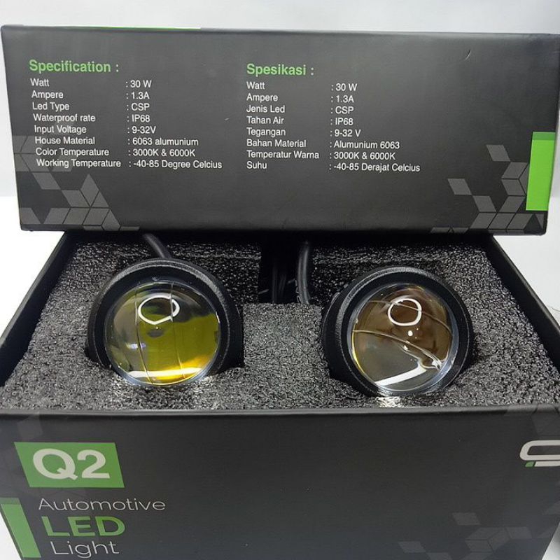 Jual LUMINOS LAMPU SOROT Q2 Q2 PRO MINI SHOOTING LIGHT LASER BISA 2 WARNA WHITE YELLOW | Shopee ...