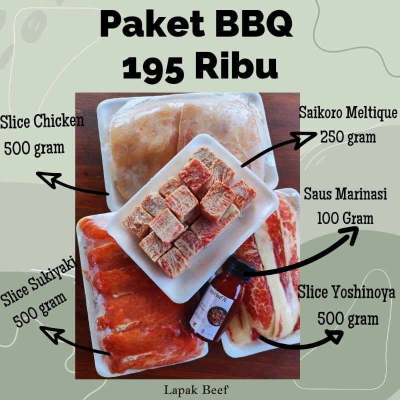 Jual PAKET BBQ 195 Ribu HEMAT PRAKTIS | Shopee Indonesia