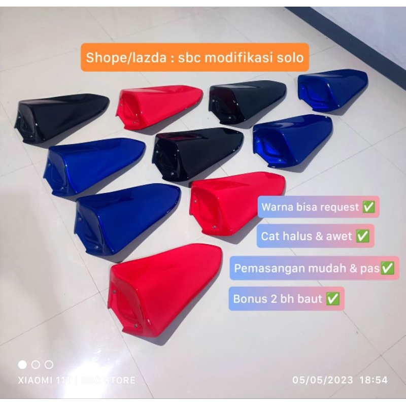 Jual single seat v2 model race / cover jok motor r15v2/ tutup jok motor ...