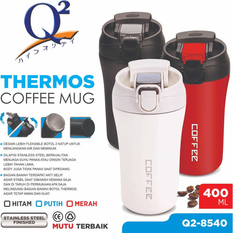 Jual Thermos Coffee Termos Kopi Panas Dingin Tumbler Kopi Stainless ...