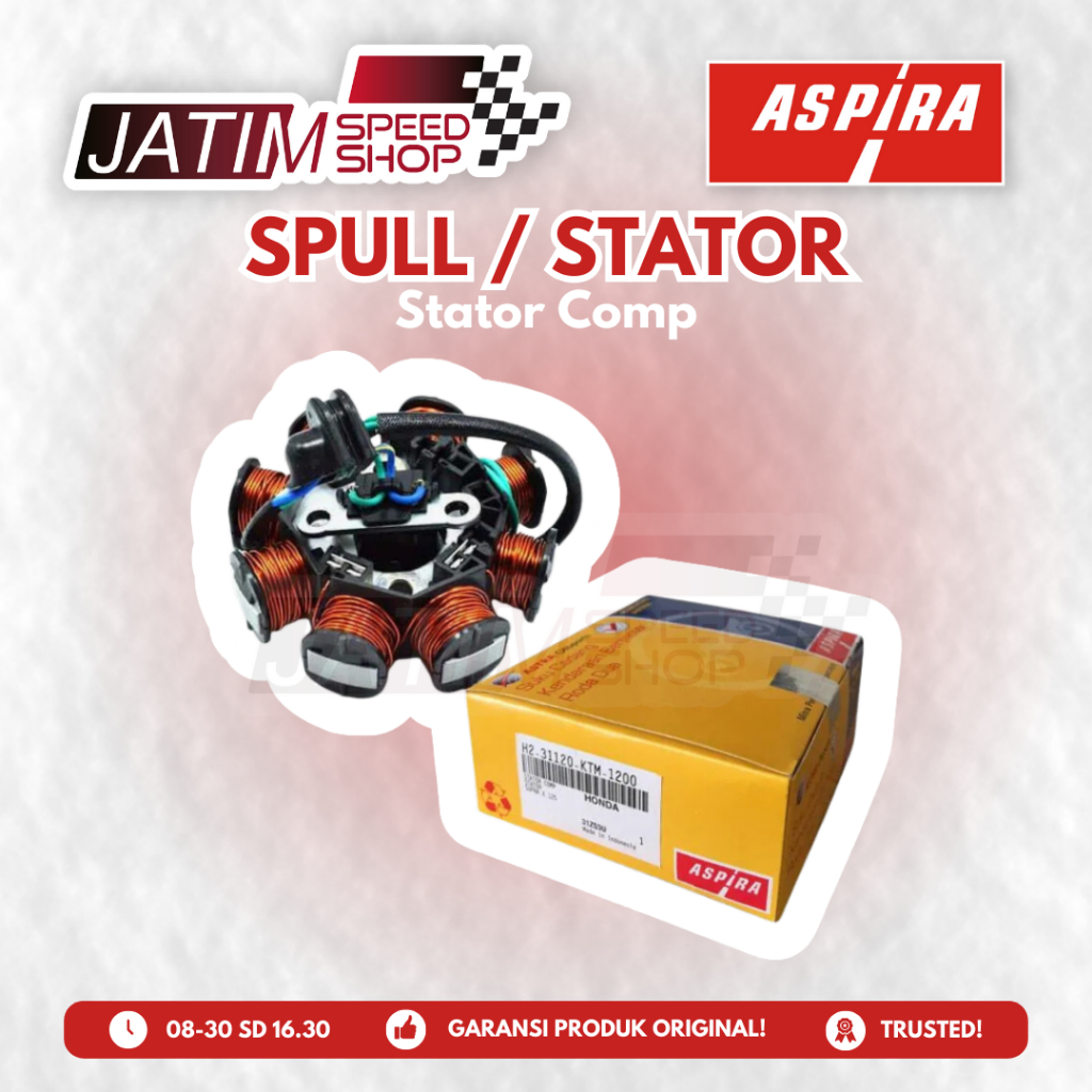 Jual Aspira Spull Spul Stator Comp Startor Assy Original Ready Semua Motor | Shopee Indonesia