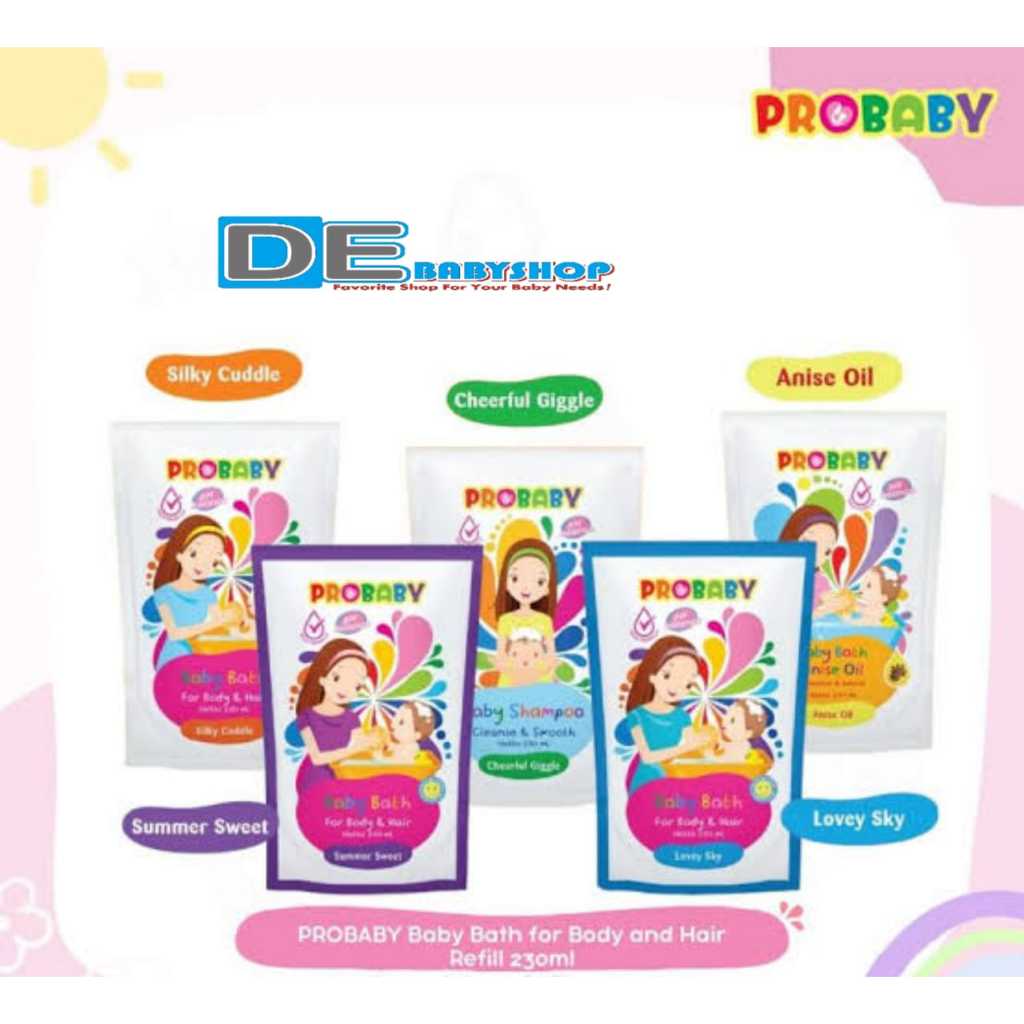 Jual PROBABY BATH series Kemasan REFILL 230ML / Sabun mandi Refill ...
