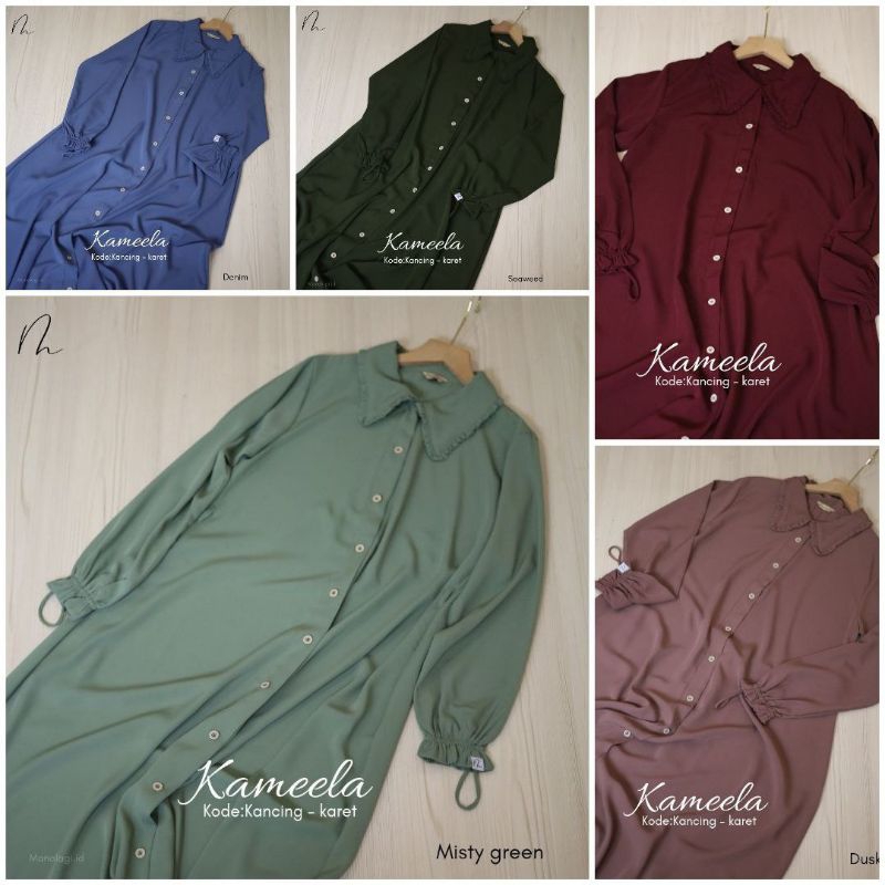 Jual Gamis abaya kameela Kancing-karet | Shopee Indonesia