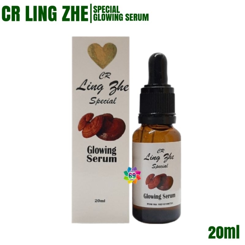 Jual CR Ling Zhe Glowing Serum 20ml BPOM (Satuan) | Shopee Indonesia