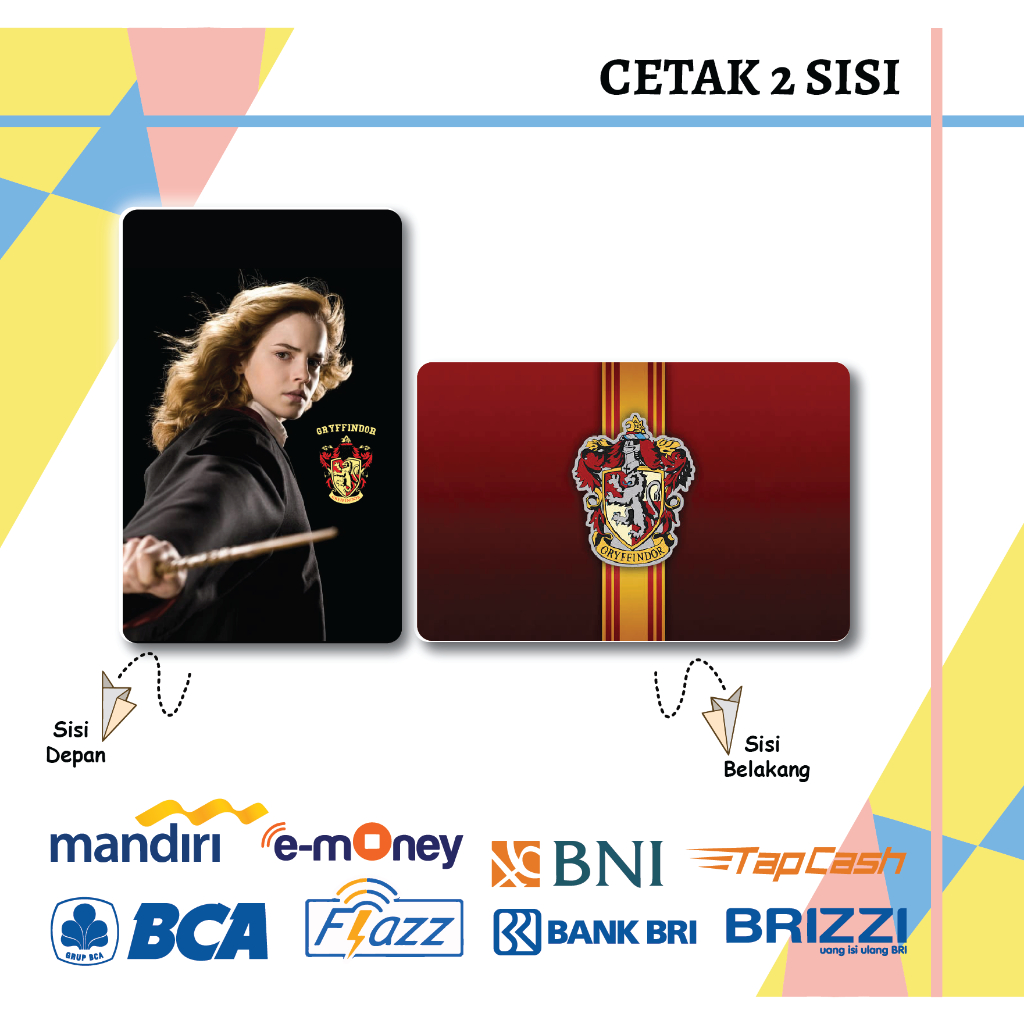 Jual KARTU ETOLL MOVIE HARRY POTER HERMIONE GRANGER EMONEY MANDIRI ...