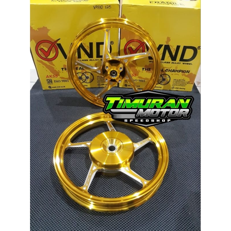 Jual VELG VND AK55 VARIO 125 - VARIO 150 160 185 GOLD | Shopee Indonesia