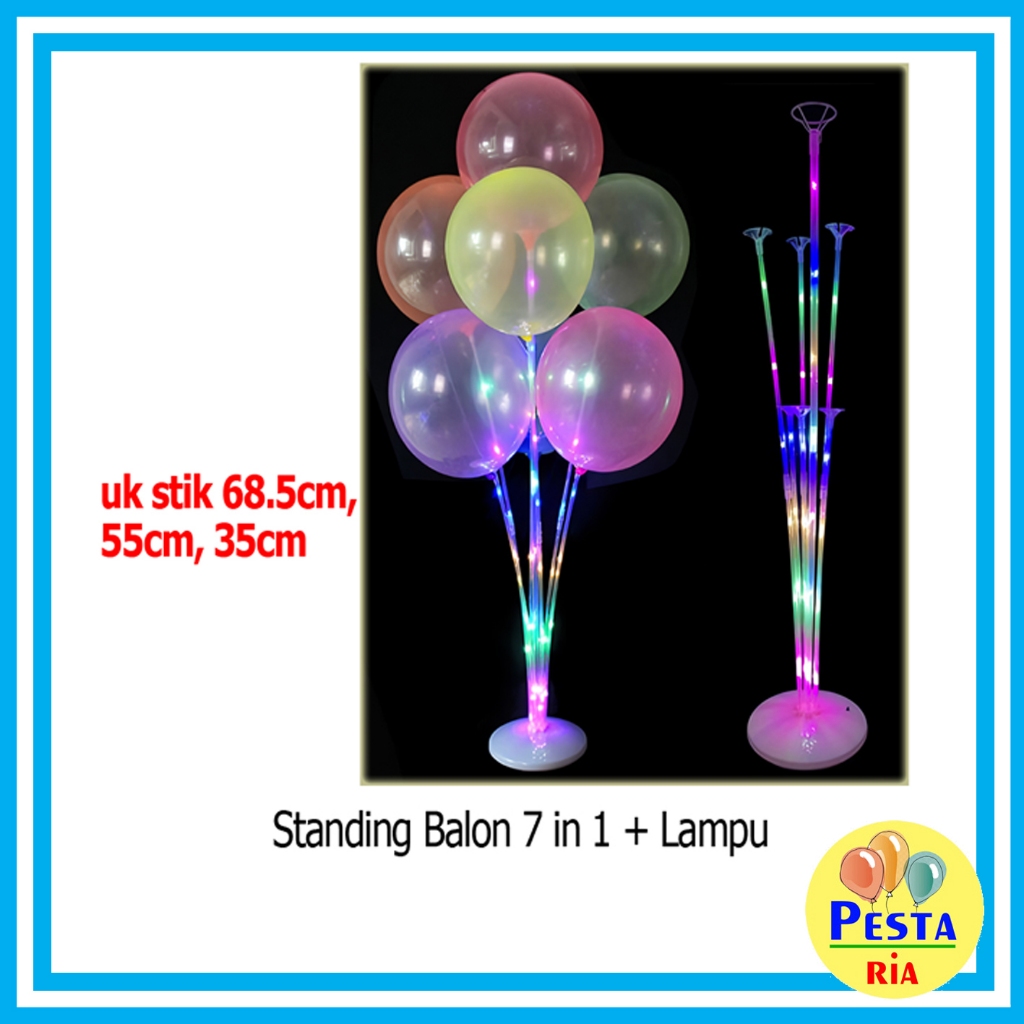 Jual Murah!! Standing Balon 7 in 1 + Lampu, dekorasi balon, stand ...