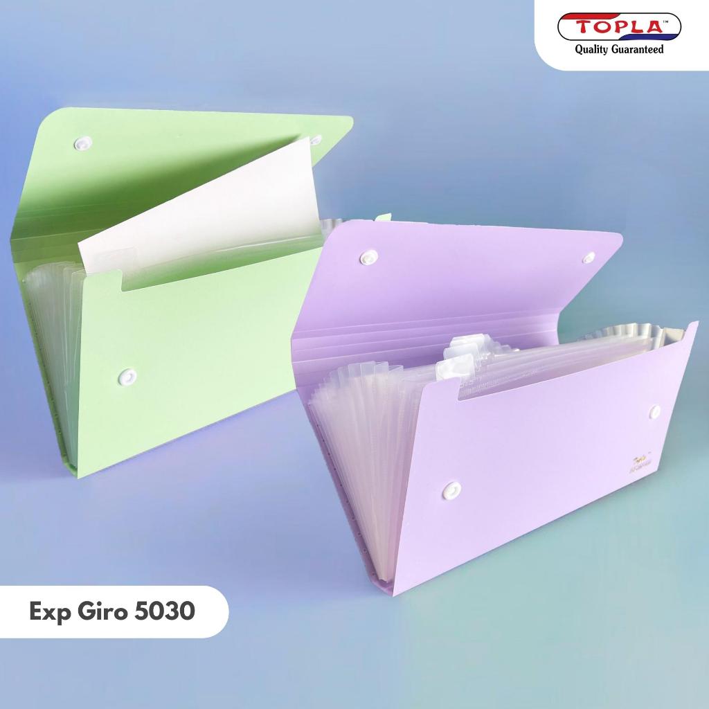 Jual TOPLA Map Giro 5030 Tempat Dompet Dokumen Giro Nota Cek Kwitansi ...