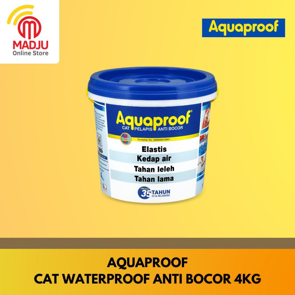 Jual AQUAPROOF - Cat Pelapis Anti Bocor / Cat Waterproofing 4 Kg ...