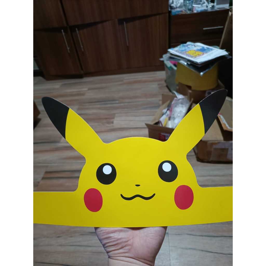 Jual Pokemon Pikachu Paper Hat Cap Original from France Limited Edition ...