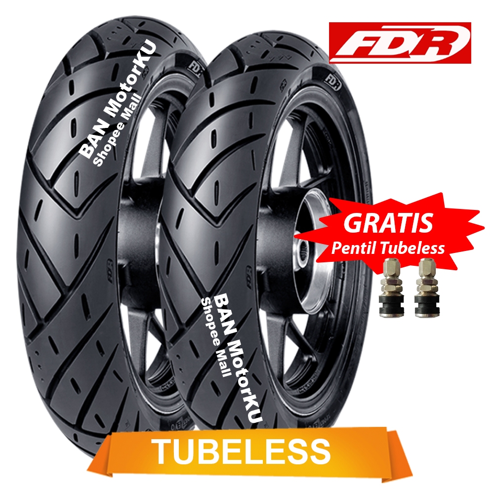 Jual Paket FDR Sport Zevo ukuran 90/80-14 & 100/80-14 Ban Motor Tubeless Beat, Vario 110, Vario ...