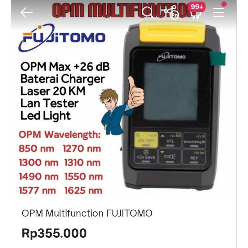 Jual OPM FUJITOMO 20mW | Shopee Indonesia